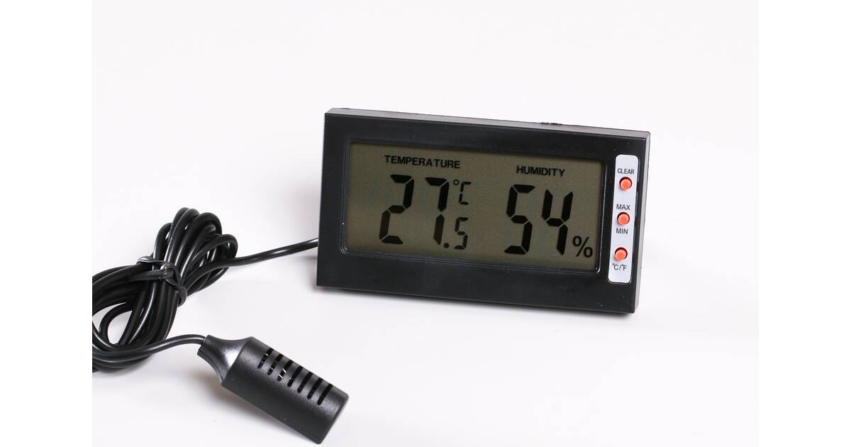 Αγνωστος κατασκευαστής Digital Thermo/Hygrometer With Sensor (large ...